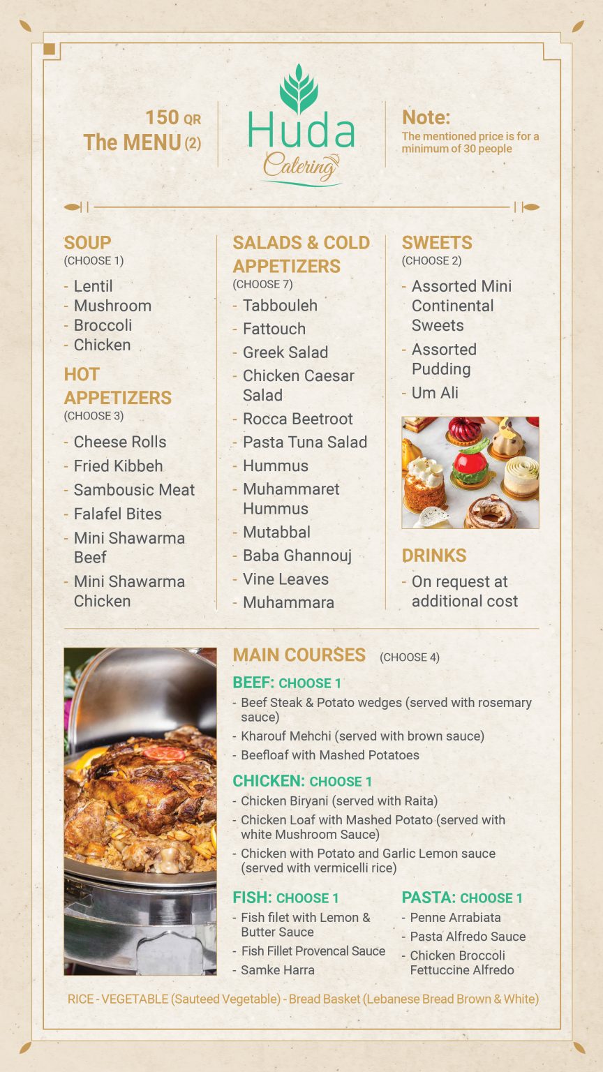 LUNCH/ DINNER BUFFET - Huda Qatar